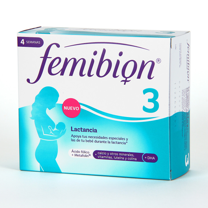 Femibion 3 Lactancia 28 comprimidos y 28 cápsulas | Farmacia Jiménez
