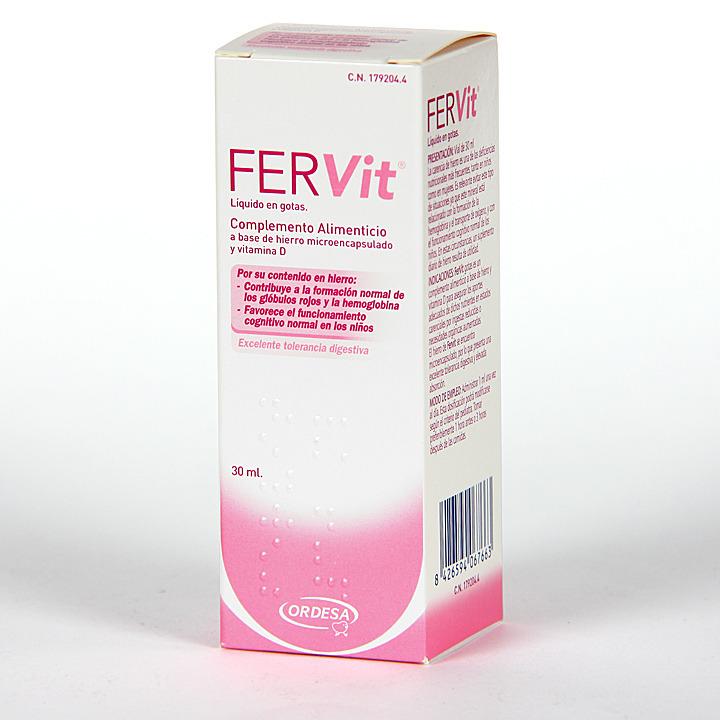 Fervit Ordesa Gotas Orales 30 ml | Farmacia Jiménez