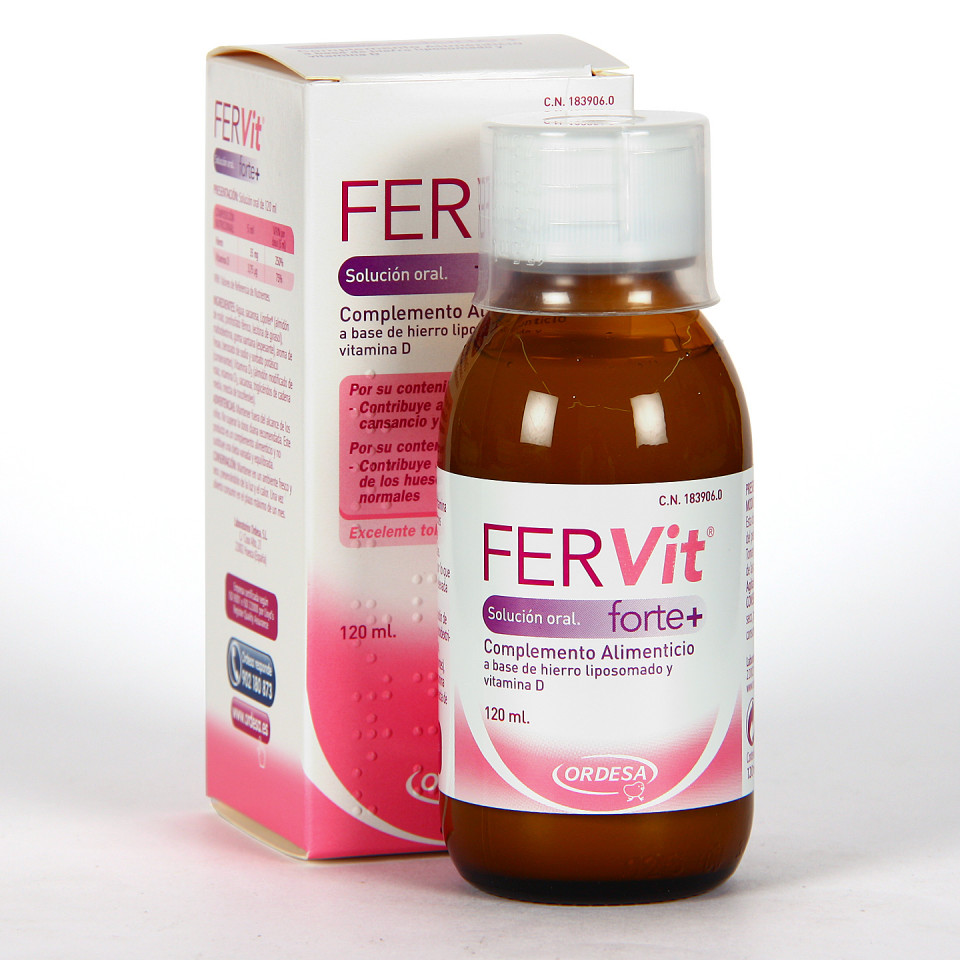 Fervit Ordesa Forte Solución oral 120 ml | Farmacia Jiménez