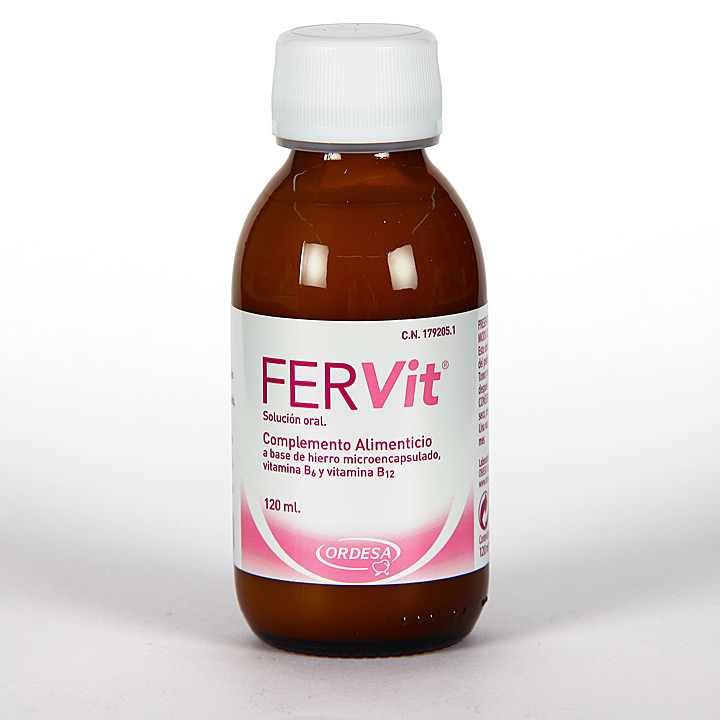 Fervit Ordesa Solución Oral 120 ml | Farmacia Jiménez