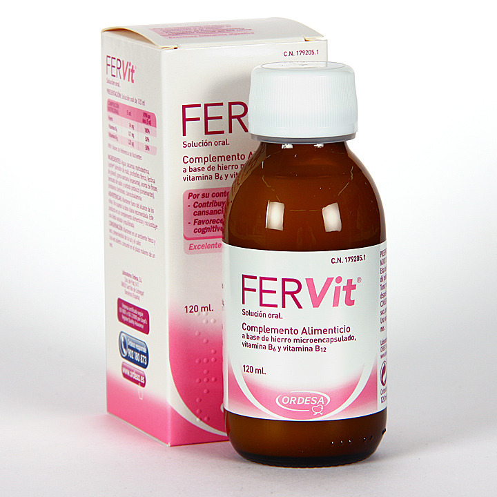 Fervit Ordesa Solución Oral 120 ml | Farmacia Jiménez
