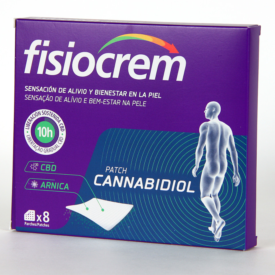 Fisiocrem Patch Cannabidiol 8 unidades | Farmacia Jiménez