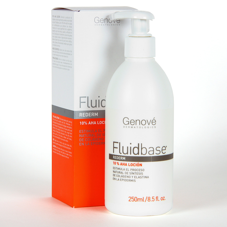 Genove Fluidbase Rederm 10% AHA Loción 250ml | Farmacia Jiménez