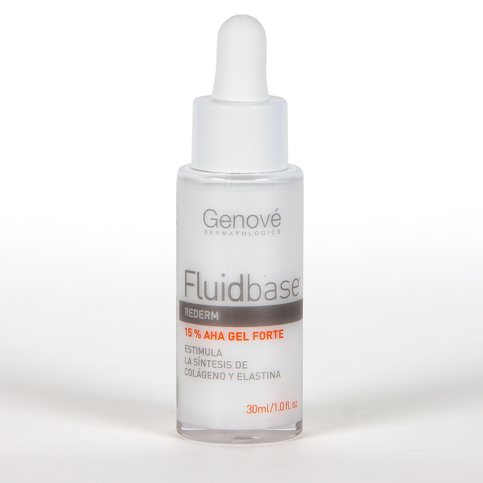 Genove Fluidbase Rederm 15% AHA Gel Forte 30ml | Farmacia Jiménez