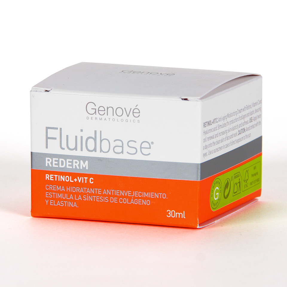 Genove Fluidbase Rederm Retinol + Vitamina C 30ml | Farmacia Jiménez