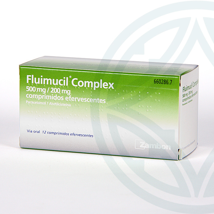 Fluimucil Complex 12 comprimidos efervescentes | Farmacia Jiménez