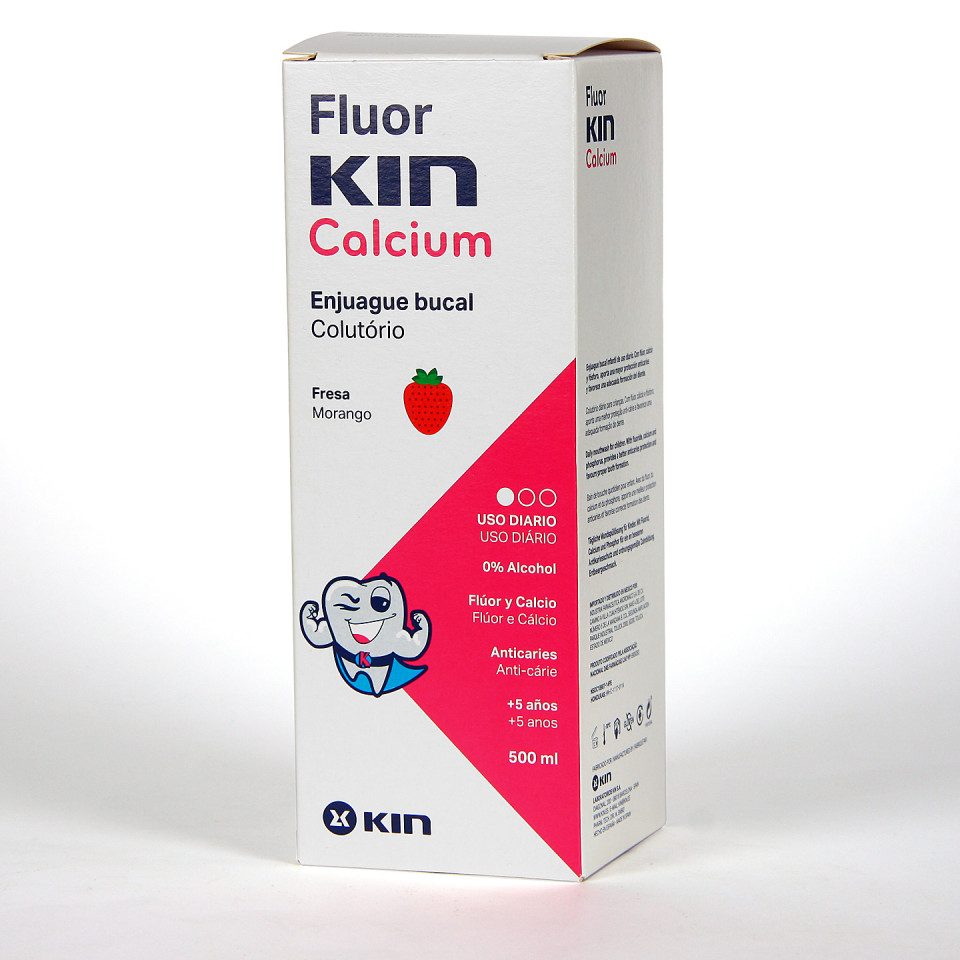 Fluor·kin calcium enjuague bucal 500 ml | Farmacia Jiménez