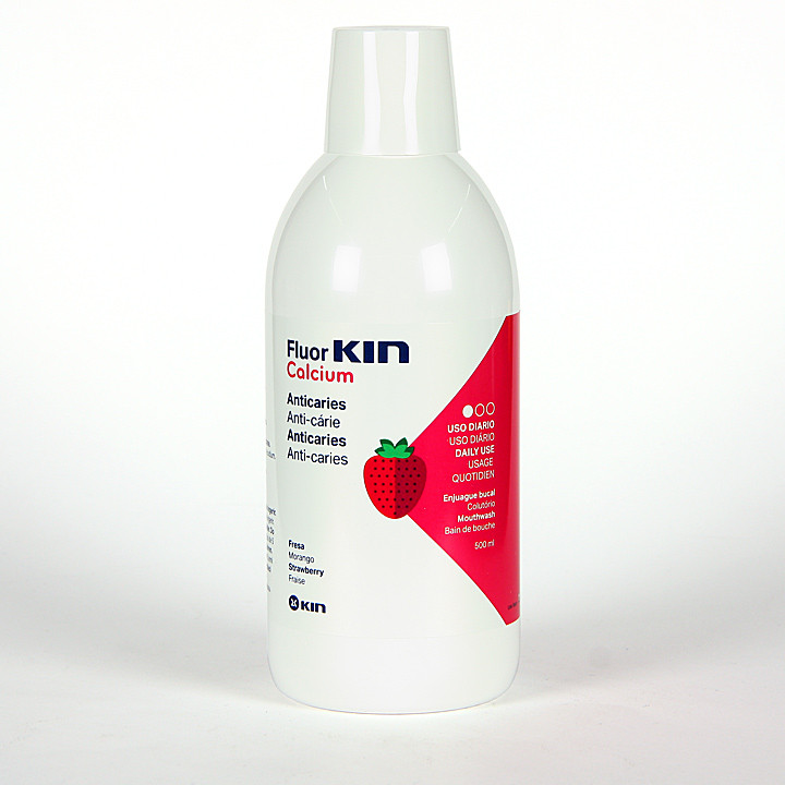 Fluor·kin calcium enjuague bucal 500 ml | Farmacia Jiménez