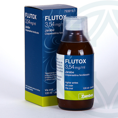 Flutox jarabe 3,54 mg/ml 120 ml | Cloperastina | Farmacia Jiménez