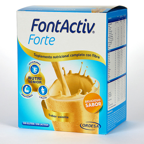 Fontactiv Forte Sabor Vainilla 14 sobres | Farmacia Jiménez