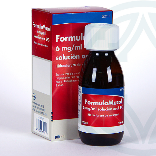 FormulaMucol 6mg/ml solución oral 100 ml | Ambroxol | Farmacia Jiménez