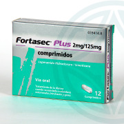 Fortasec Plus 2/125 mg 12 comprimidos | Johnson & Johnson | Farmacia ...