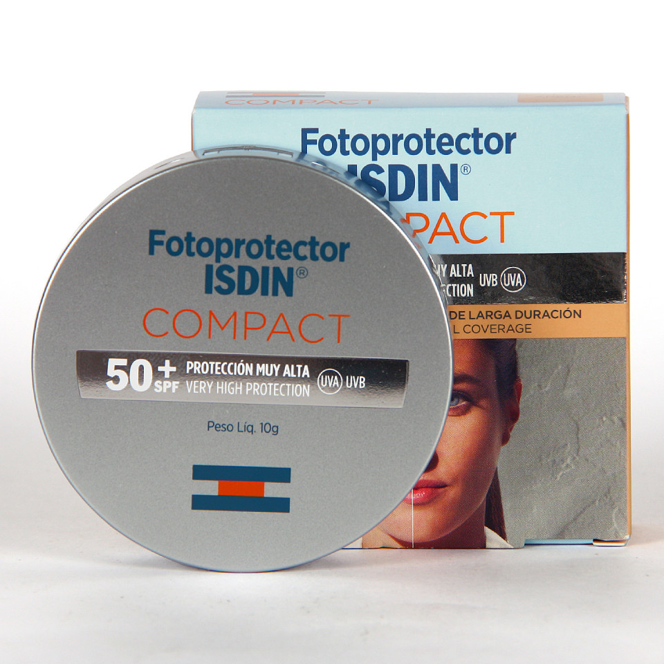 Fotoprotector Isdin 50+ Compact Arena | Farmacia Jiménez