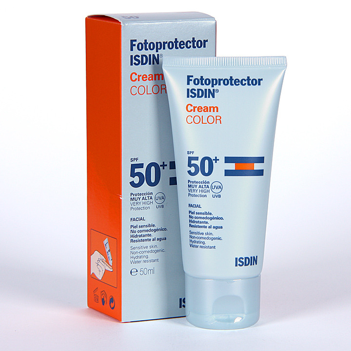 Fotoprotector Isdin Crema Color 50+. | Farmacia Jiménez