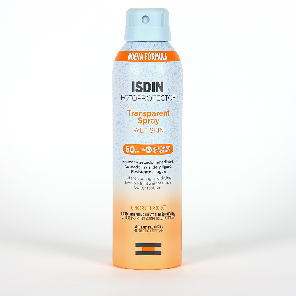 Isdin Fotoprotector Transparent Spray Wet Skin SPF 50 250 ml | Farmacia ...