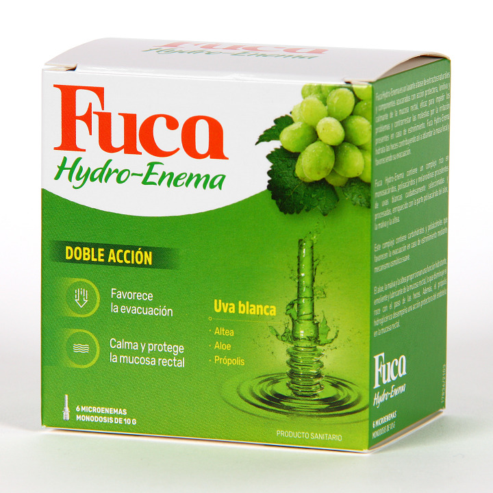 Fuca Hydro-Enema 6 microenemas | Farmacia Jiménez