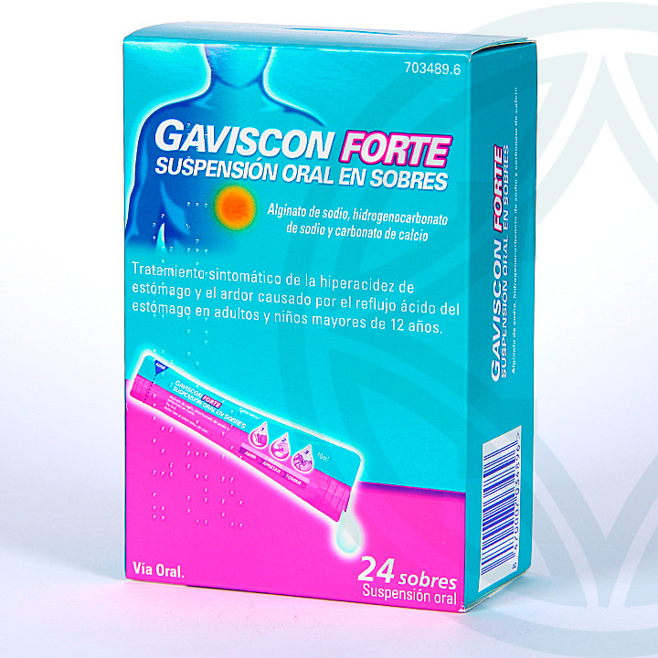 Gaviscon Forte suspensión oral 24 sobres | Farmacia Jiménez