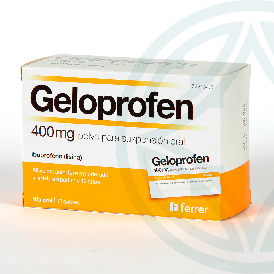 Geloprofen 400 mg 12 sobres | Farmacia Jiménez