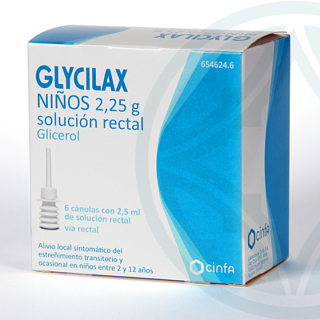 Glycilax Niños solución rectal 6 enemas | Estreñimiento | Farmacia Jiménez