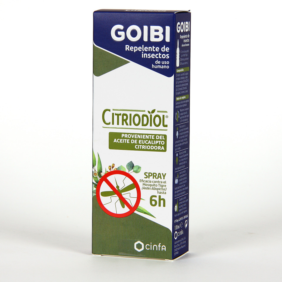 Goibi Antimosquitos Citrodiol Spray 100 ml | Farmacia Jiménez