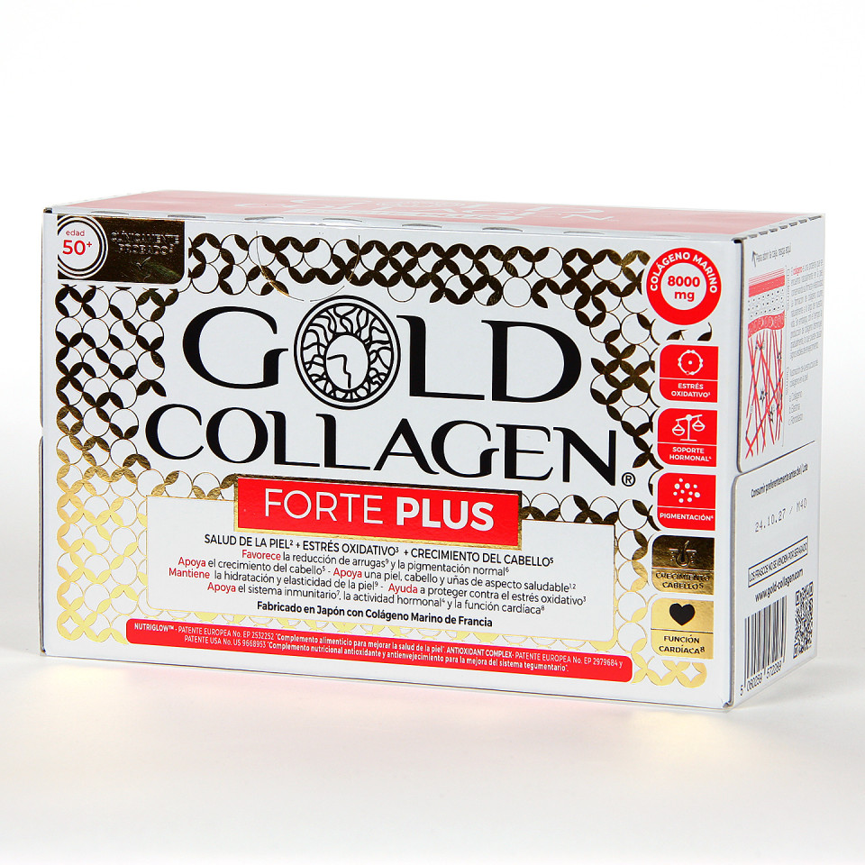Gold Collagen Forte Plus 10 Frascos Monodosis 50ml | Farmacia Jiménez