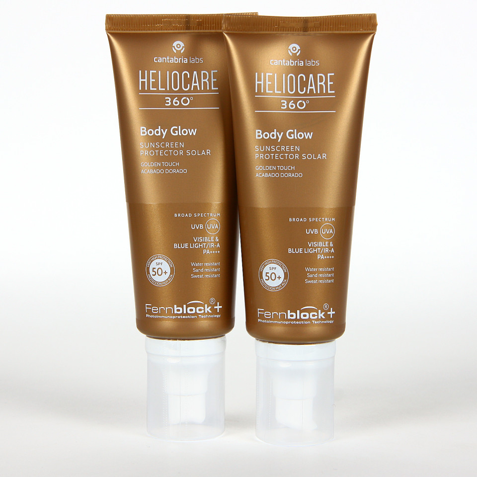Heliocare 360 Body Glow 100ml PACK Duplo 20% Descuento | Farmacia Jiménez