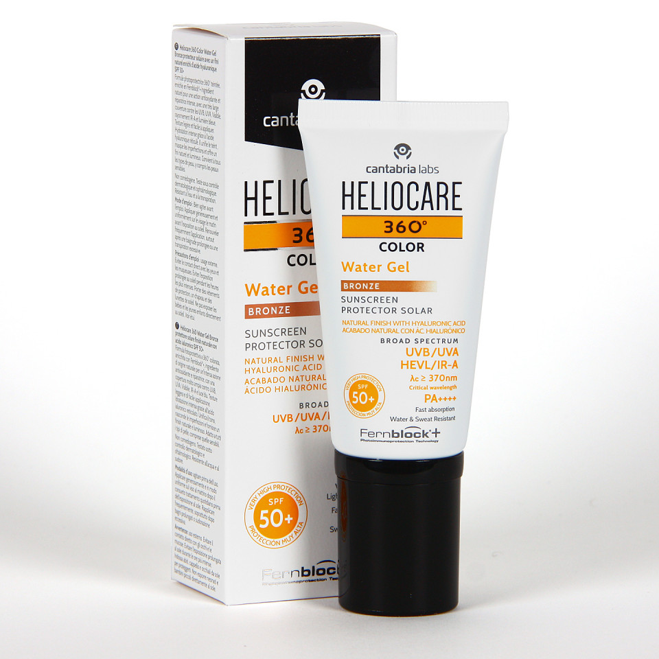 Heliocare 360 Water Gel Color Bronze SPF50+ | Farmacia Jiménez