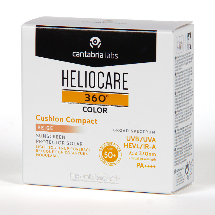 Heliocare 360 Color Cushion Compacto Beige SPF 50+ | Farmacia Jiménez