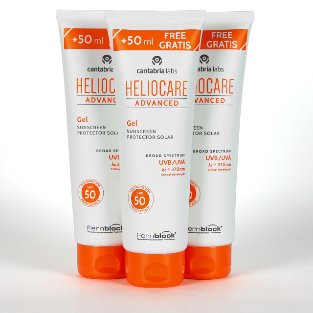 Heliocare Advanced SPF 50 Gel 250ml PACK Triplo | Farmacia Jiménez