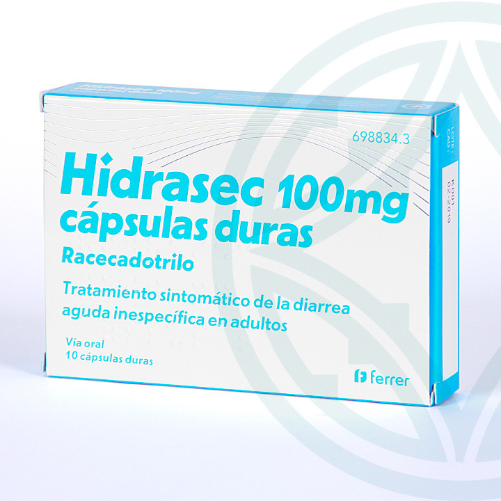 Hidrasec 100 mg 10 cápsulas | Ferrer | Farmacia Jiménez