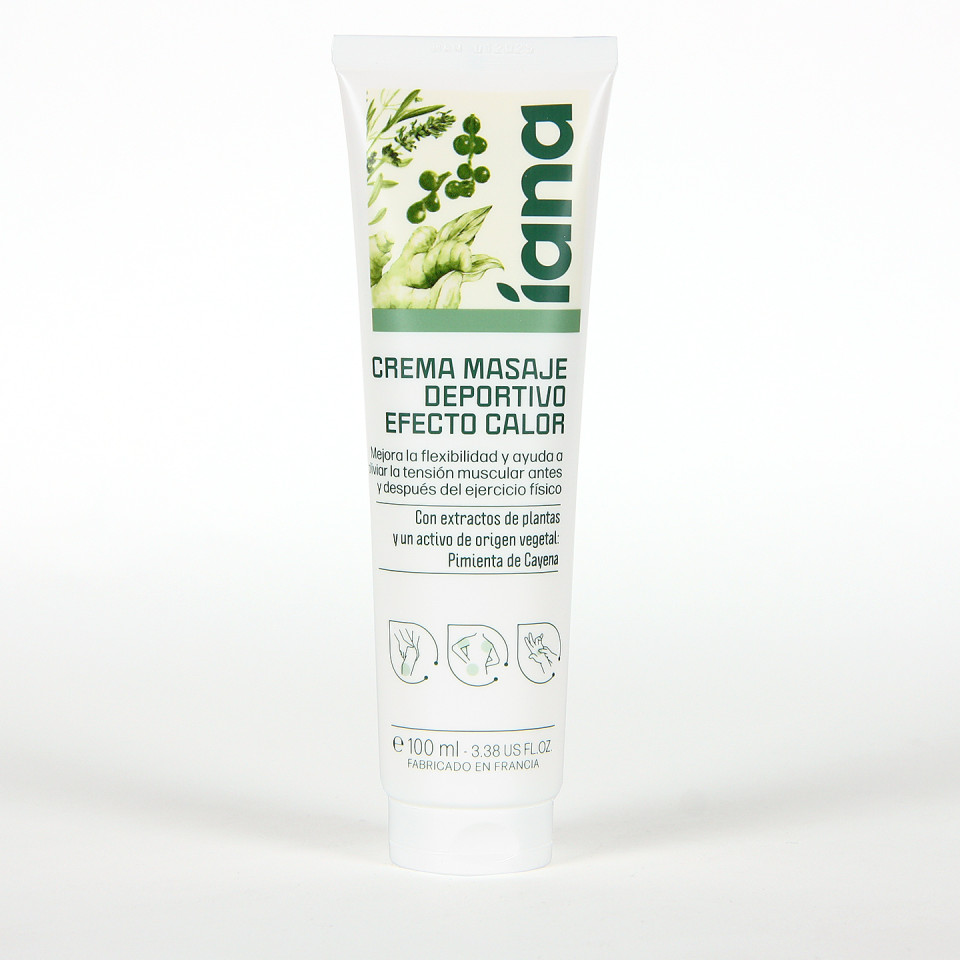 Iana Crema de Masaje Deportivo Efecto Calor 100ml | Farmacia Jiménez