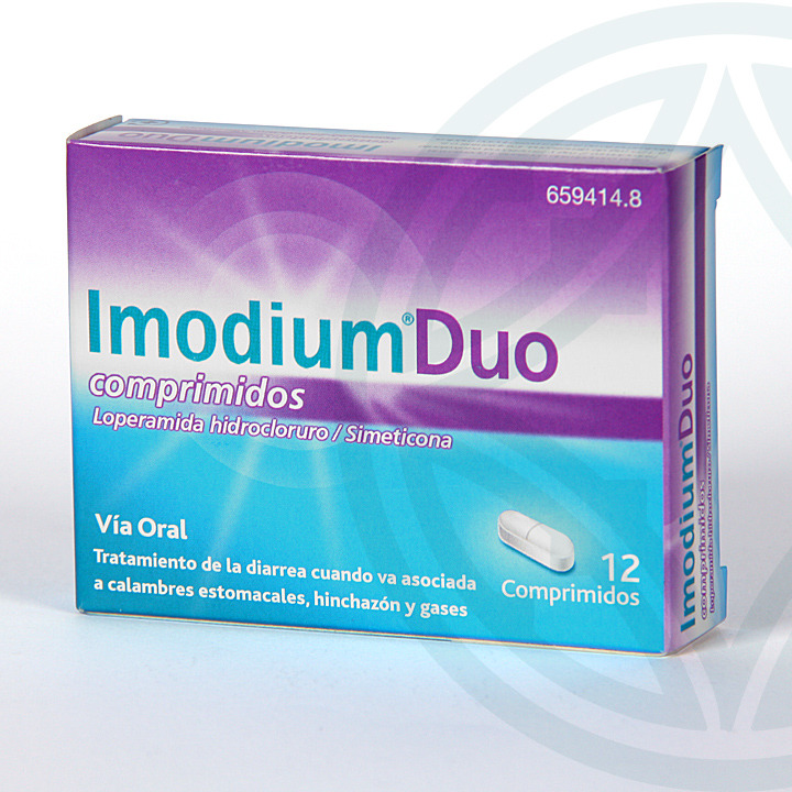 Imodium Duo 12 comprimidos | Johnson & Johnson | Farmacia Jiménez