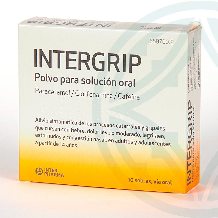 Intergrip 10 sobres polvo para solución oral | Antigripal | Farmacia ...