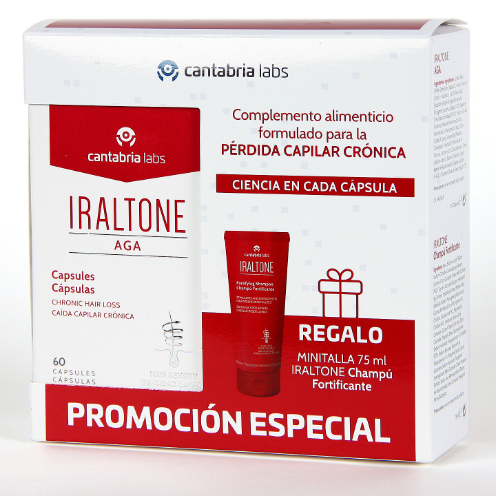 Iraltone AGA tratamiento anticaída 60 cápsulas | Farmacia Jiménez
