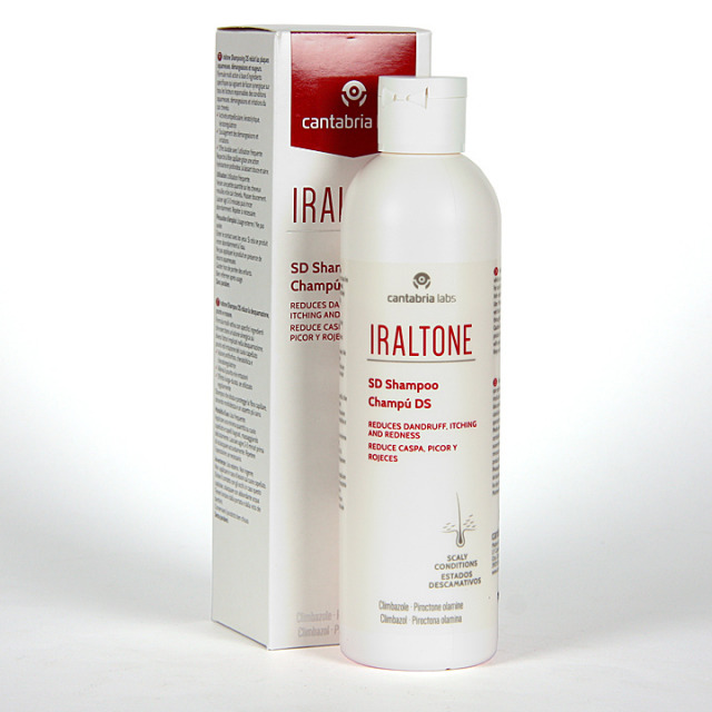 Iraltone DS Champú, tratamiento de la dermatitis en cuero cabelludo ...