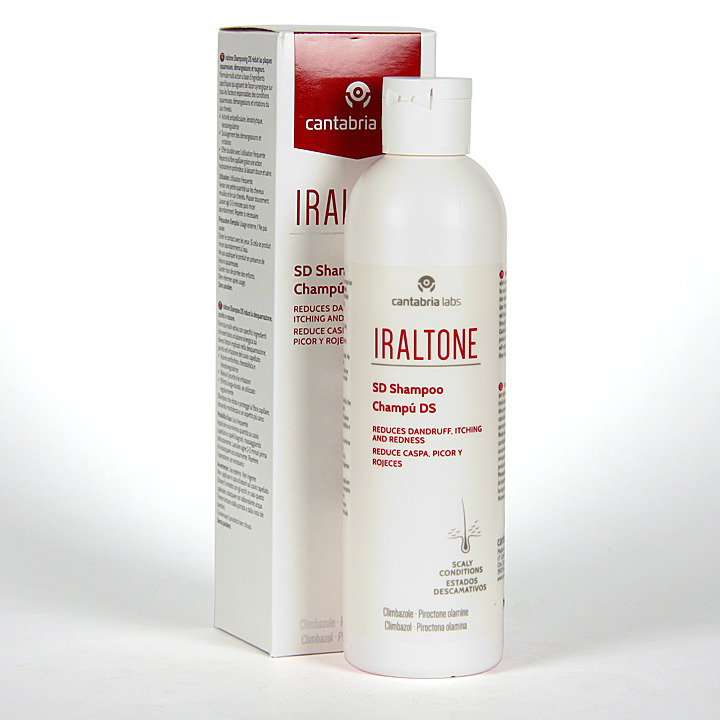 Iraltone DS Champú, tratamiento de la dermatitis en cuero cabelludo ...
