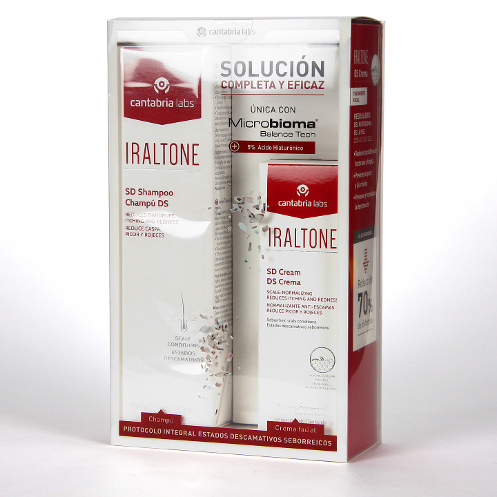 Iraltone DS Champú + Iraltone DS Crema Pack | Farmacia Jiménez