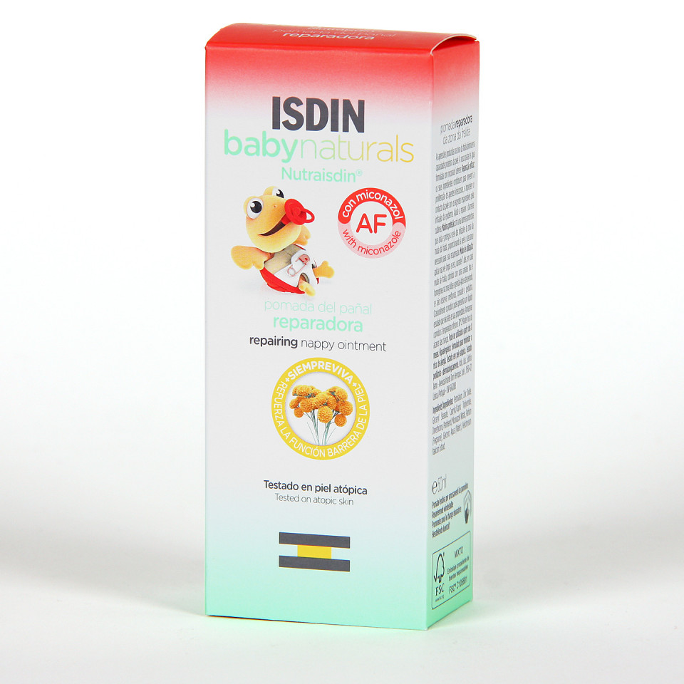 Isdin Babynaturals AF Pomada del Pañal Reparadora 50 ml | Dermatitis ...