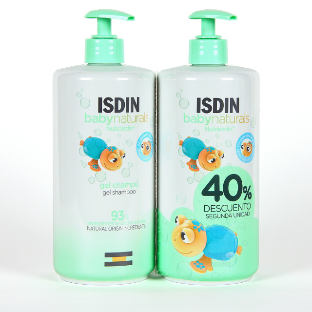 Isdin Babynaturals Gel Champú 750 ml Pack Duplo | Farmacia Jiménez