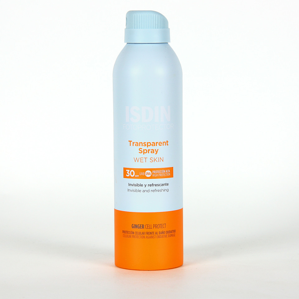 Isdin Fotoprotector Transparent Spray Wet Skin SPF 30 250ml | Farmacia ...
