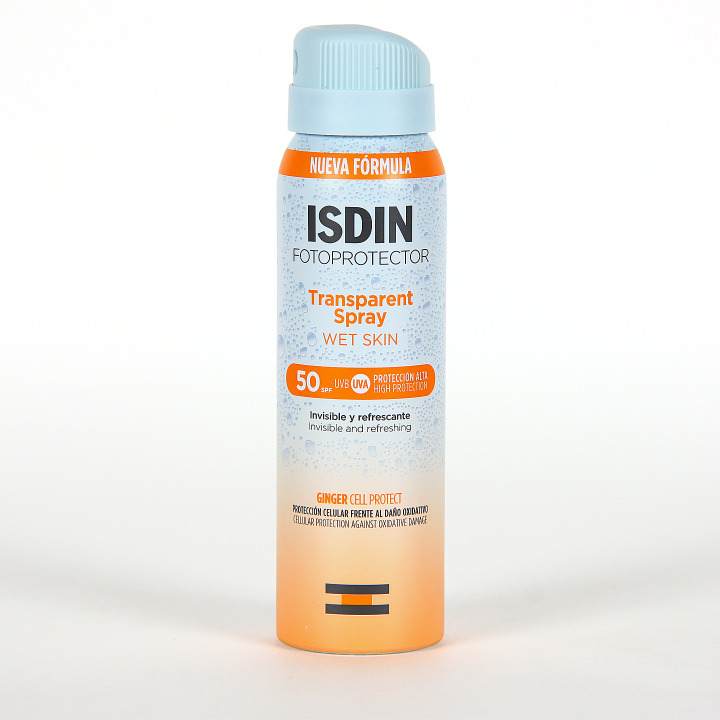 Isdin Fotoprotector Transparent Spray Wet Skin SPF 50 100 ml | Farmacia ...