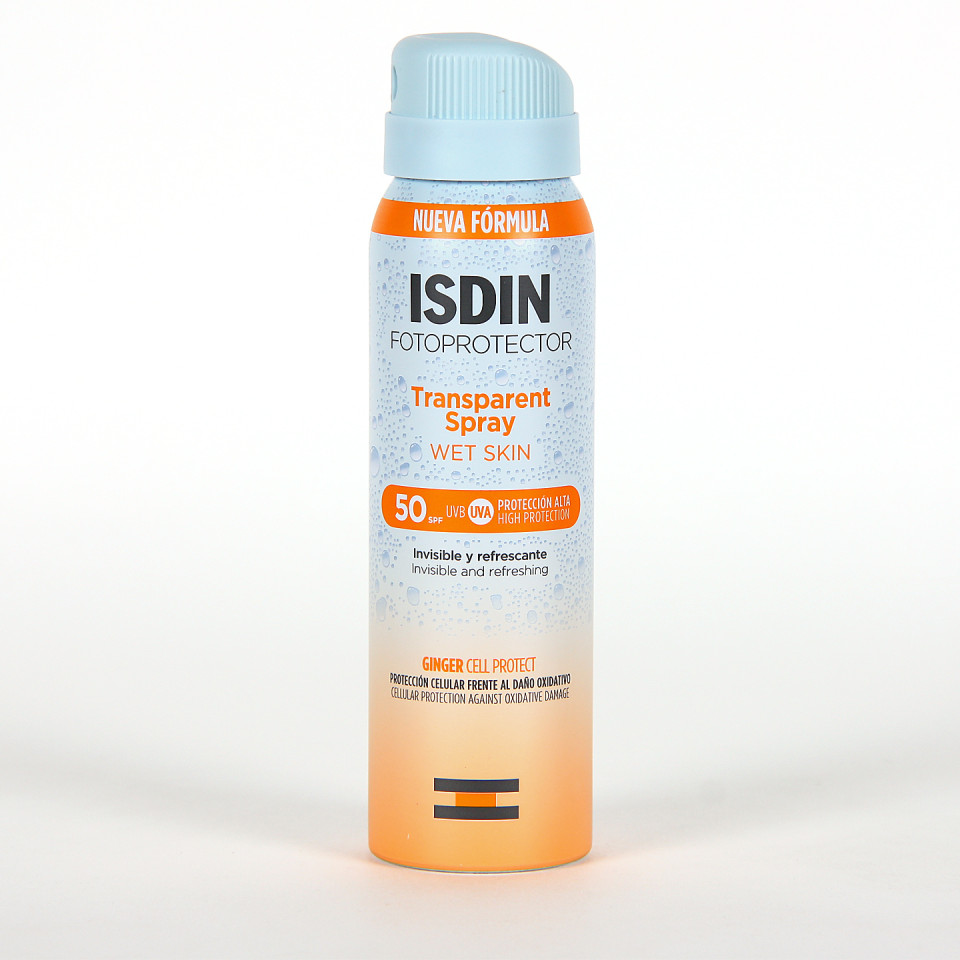 Isdin Fotoprotector Transparent Spray Wet Skin SPF 50 100 ml | Farmacia ...