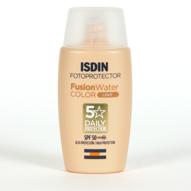 ISDIN Fusion Water Light Color Fotoprotector SPF50 50ml | Farmacia Jiménez