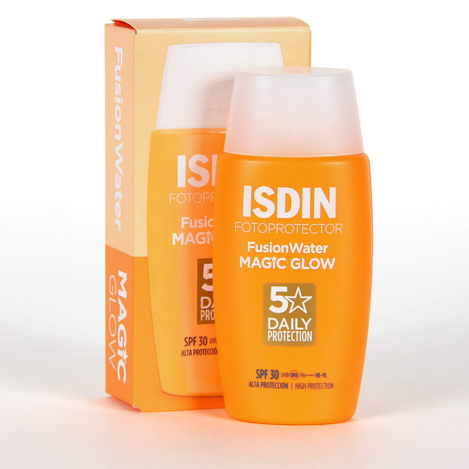Isidn Fotoprotector Water Magic Glow SPF30 50ml | Farmacia Jiménez