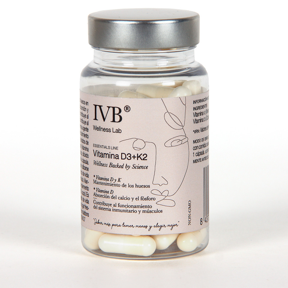 IVB Vitamina D3+K2 60 cápsulas | Farmacia Jiménez