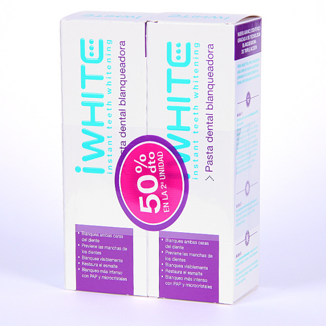 Iwhite Instant Pasta Dental Blanqueadora 75 ml Duplo | Farmacia Jiménez