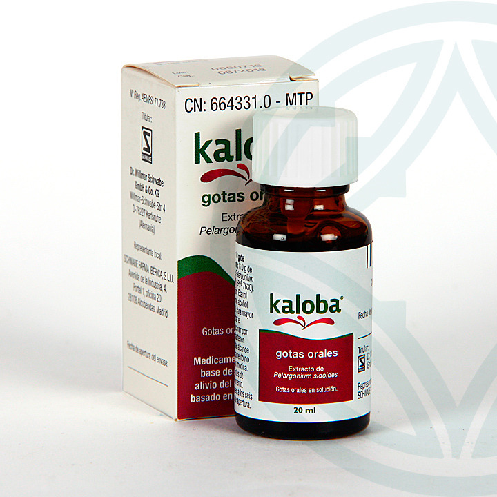 Kaloba 820 mg/ml gotas orales 20 ml | Pelargonium sidoides | Farmacia ...
