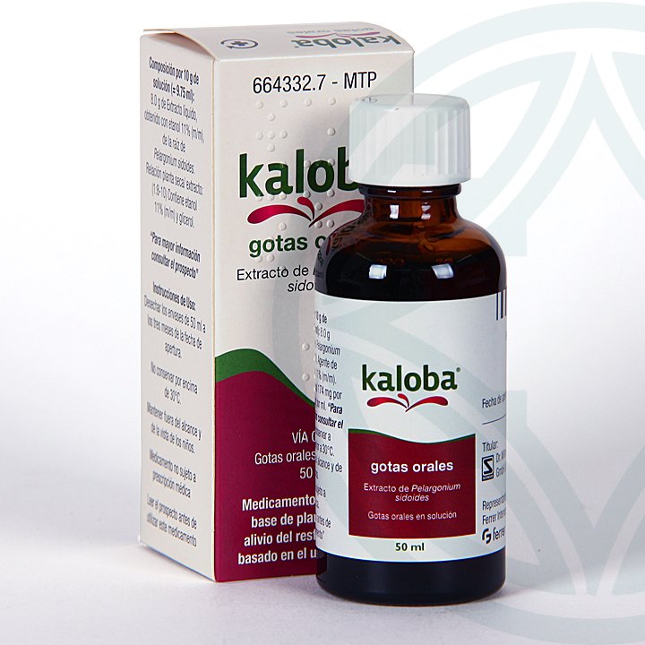 Kaloba 820 mg/ml gotas orales 50 ml | Resfriado común | Farmacia Jiménez