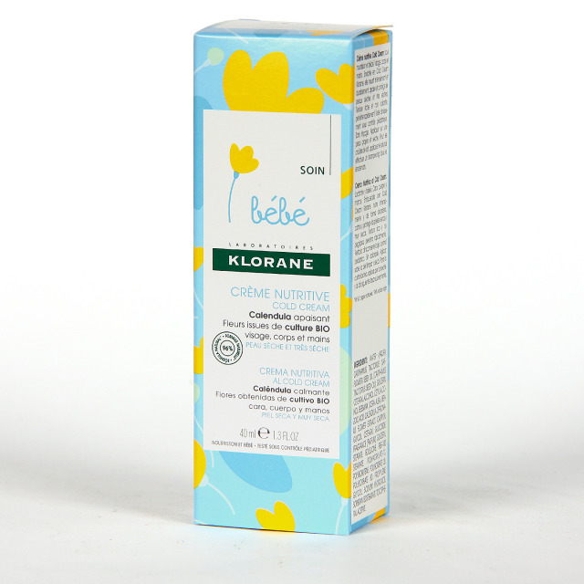 Klorane Bebé Crema Nutritiva 40 ml | Farmacia Jiménez