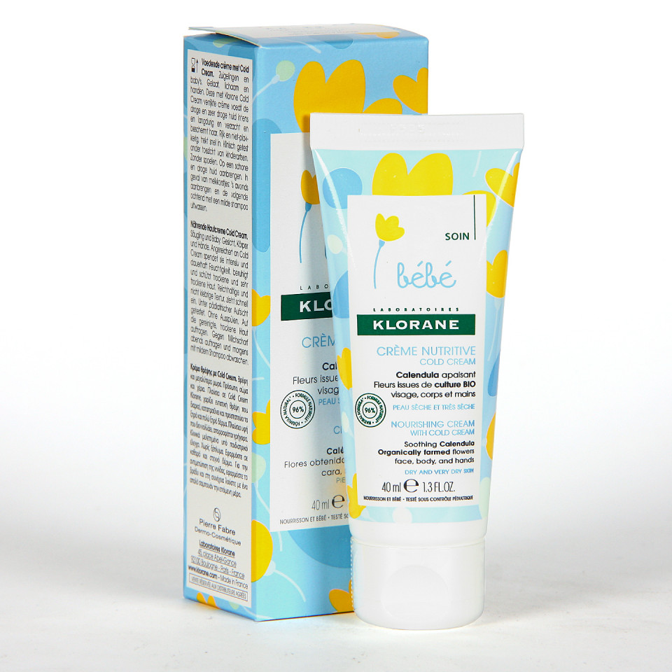 Klorane Bebé Crema Nutritiva 40 ml | Farmacia Jiménez